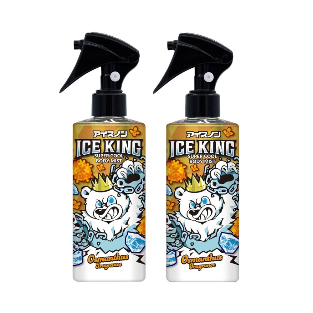 アイスノン ICE KING 極冷えボディミスト 150mL×2【2個セット】送料無料 金木犀の香り 冷却ミスト ボディ用 夏 保冷 スポーツ 熱中症 | 生活便利用品,冷感スプレー ...