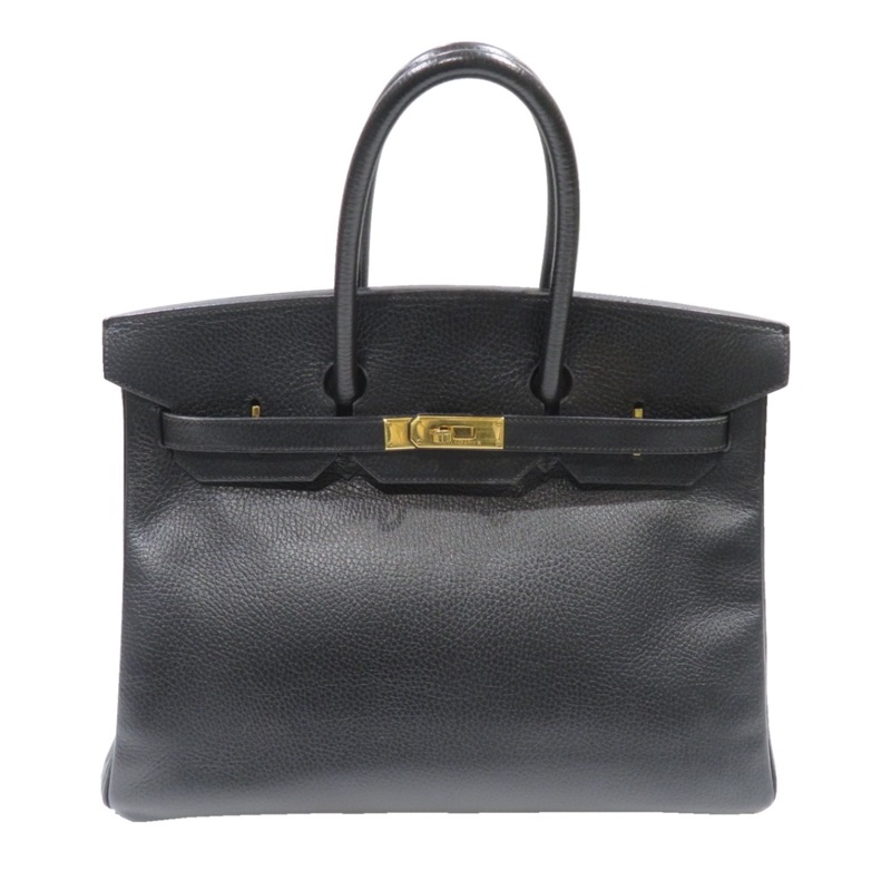 HERMES (エルメス) バーキン35 ハンドバッグ ブラック(G金具) アルデンヌ 〇Z刻印 Aランク B94 銀座店 | エルメス ...