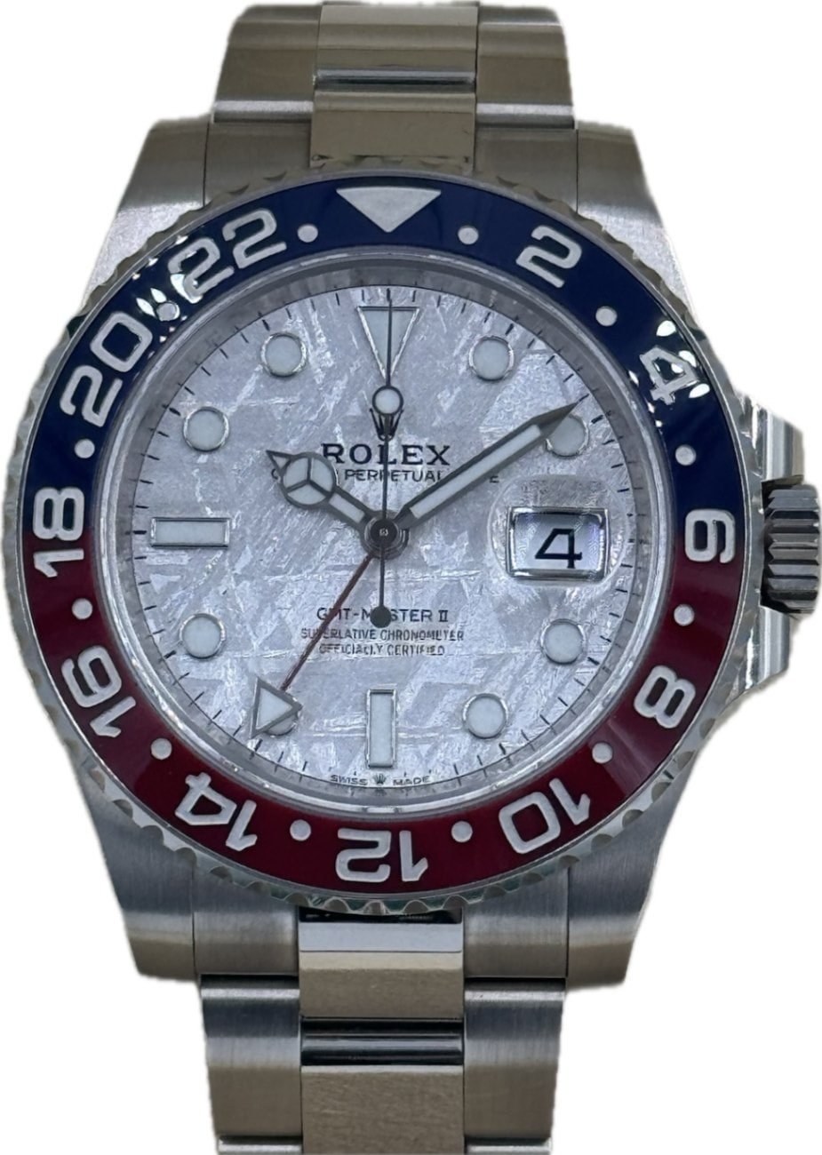 ROLEX(ロレックス)GMTマスターⅡ 126719BLRO メテオライト K18WG 中古品 心斎橋 CAT-149 | ROLEX ...