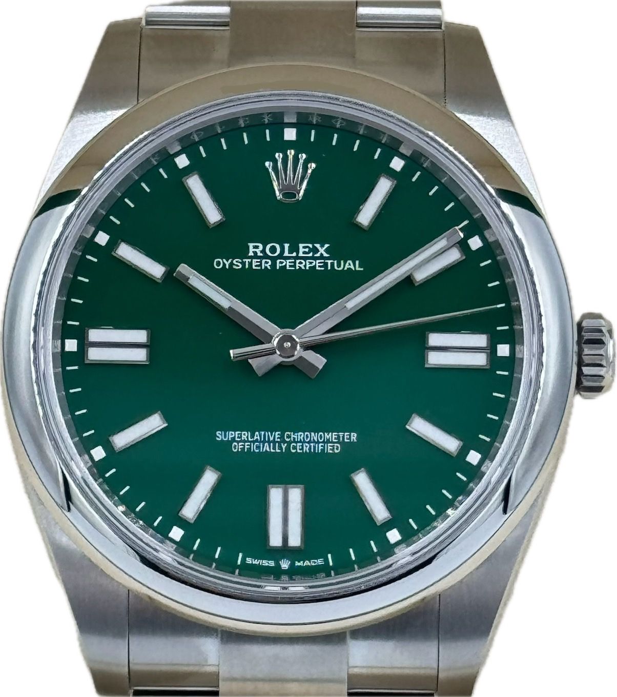ROLEX(ロレックス) オイスターパーペチュアル41 124300 グリーン 美品中古 心斎橋店 CAT-203 | ROLEX,オイスター ...