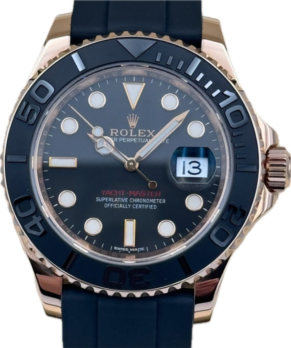 ROLEX (ロレックス) ヨットマスター40 腕時計 116655 ブラック ラバー/ERG 中古美品 心斎橋店 CAT-271 ...