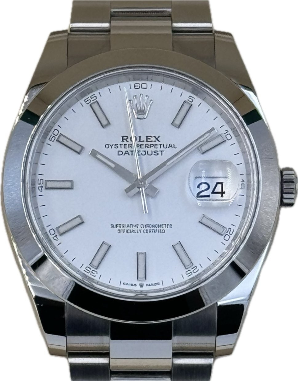 ROLEX (ロレックス) デイトジャスト41 126300 ホワイト 中古品 心斎橋店 CAT-453 | ROLEX,デイトジャスト ...