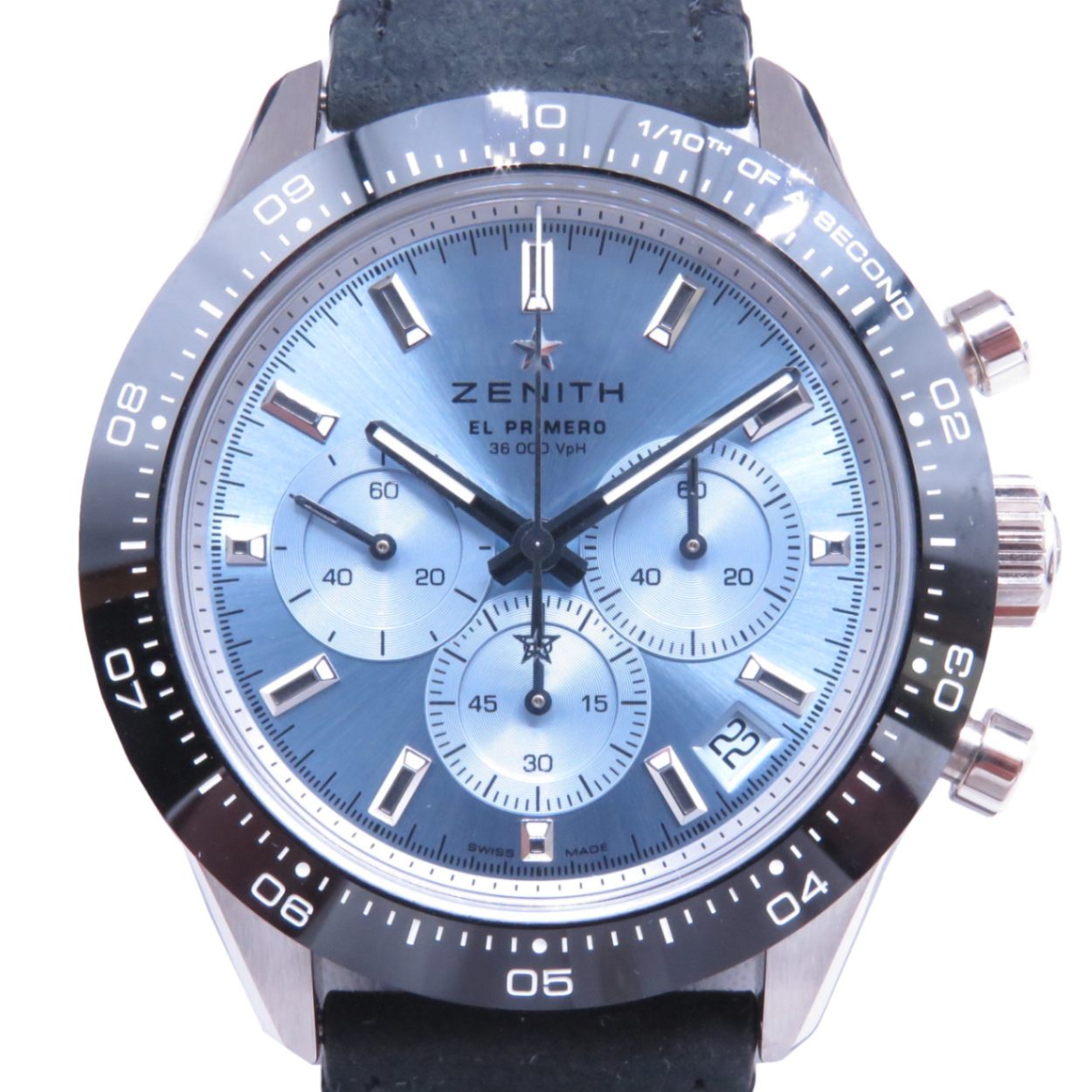 ZENITH(ゼニス)/クロノマスタースポーツ ヨシダスペシャルエディション/65.3104.3600/52.C920/アクアブルー/世界80本限定/2023.1月/新品同様/NAB-774 ...