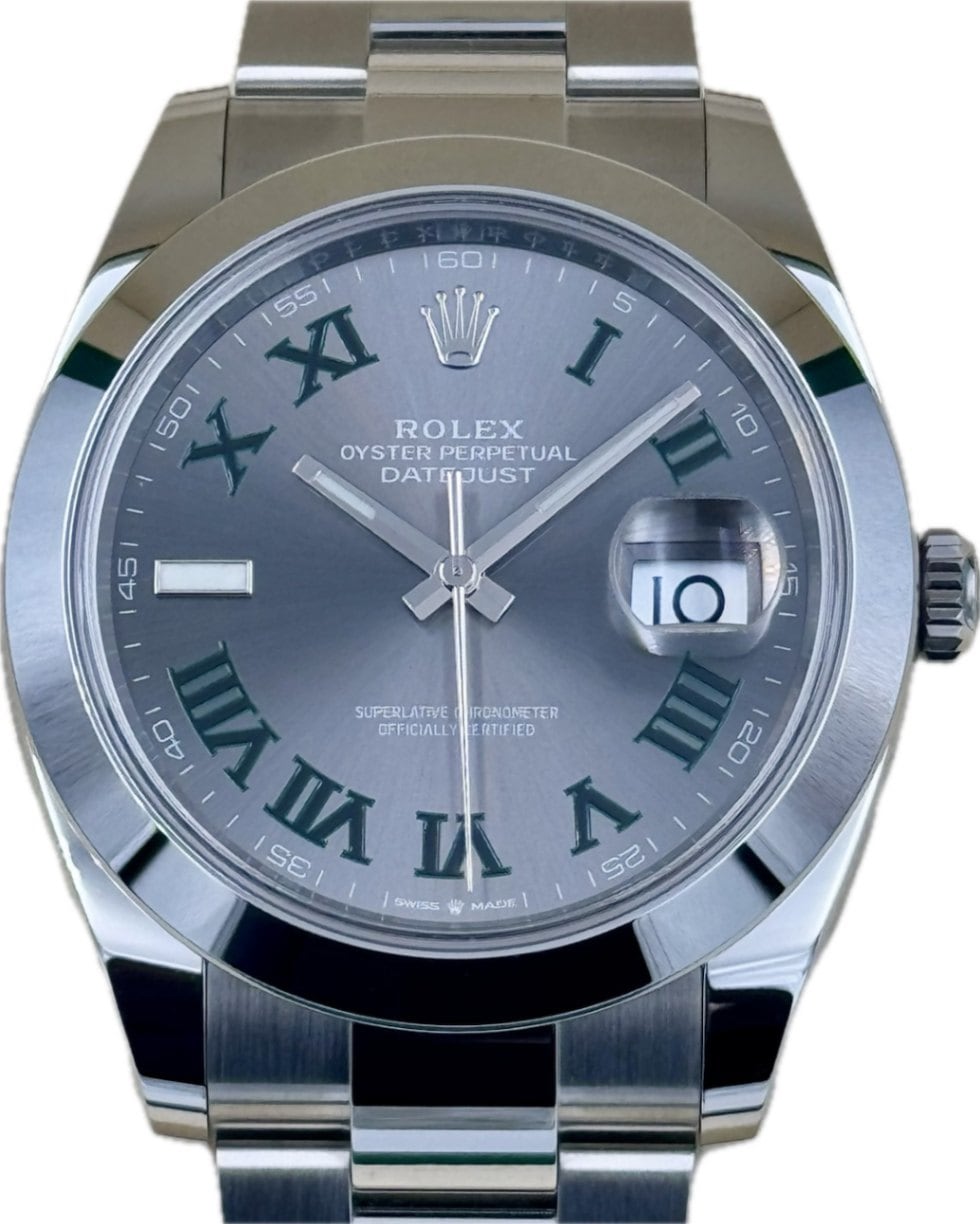 ROLEX (ロレックス) デイトジャスト41 126300 スレート SS 中古美品 心斎橋店 CAT-621 | ROLEX,デイトジャスト | ブランドバンク ショッピングサイト