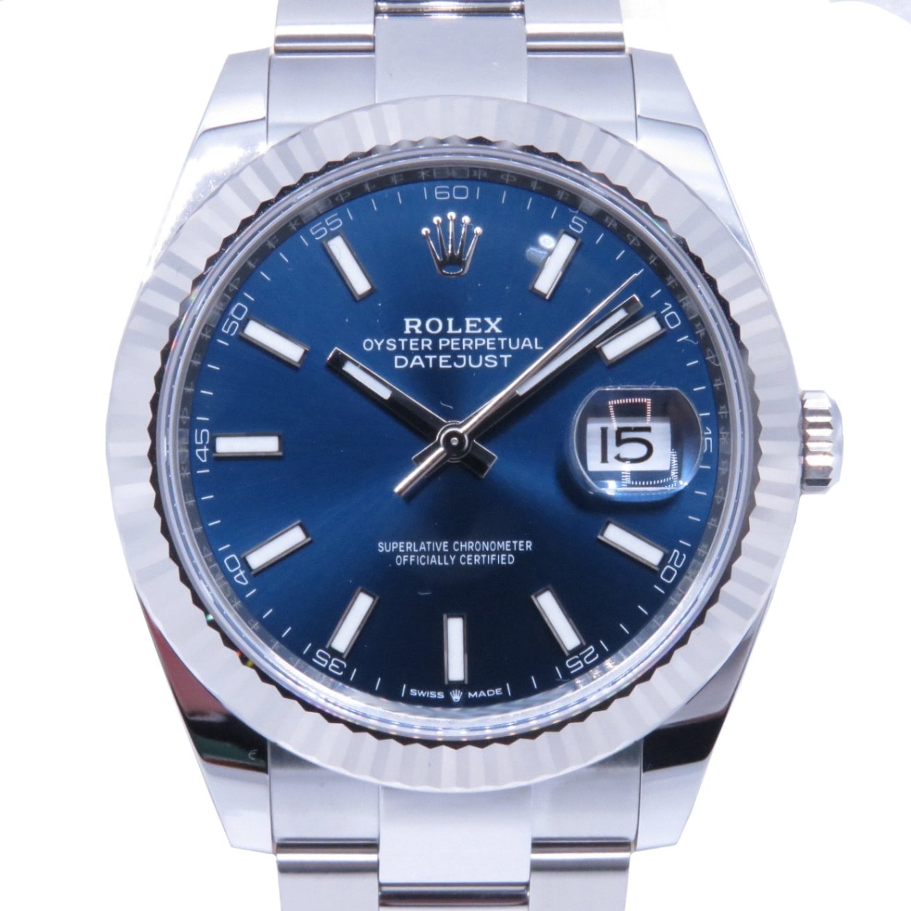 ROLEX(ロレックス) デイトジャスト41 126334 ブライトブルー オイスター 2023年9月 新品同様 NAB-801 (名古屋店 ...