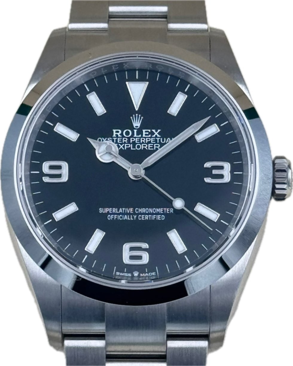 ROLEX (ロレックス) エクスプローラーⅠ 124270 ブラック SS 中古美品 心斎橋店 CAT-871 | ROLEX ...