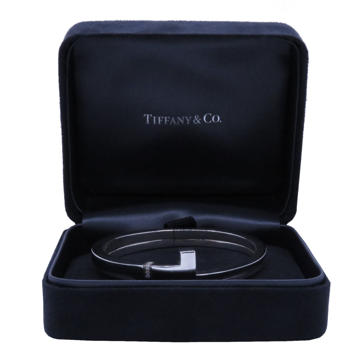 Tiffany&Co.(ティファニー＆コー)/Tスクエア ラップ ブレスレット/シルバー/ダイヤ/中古B/NAC-170（名古屋店 ...