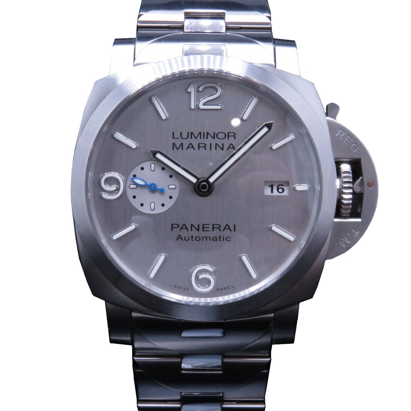 PANERAI(パネライ)/ルミノールマリーナ/PAM00978/シルバー/替えベルト×3/2019.4月/ランクA/NAC-189（名古屋店 ...