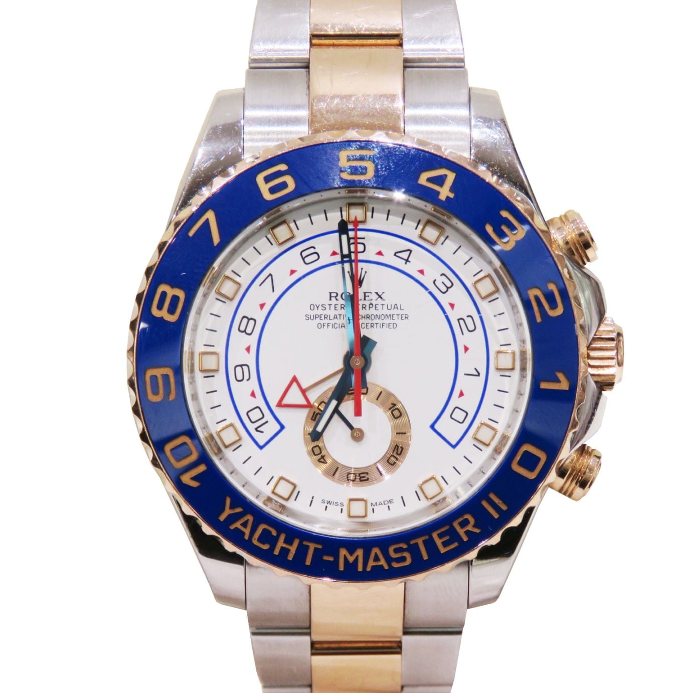 ROLEX (ロレックス) ヨットマスターⅡ 腕時計 116681 ホワイト SS/ERG 中古 A-163 銀座店 | ROLEX,ヨット ...