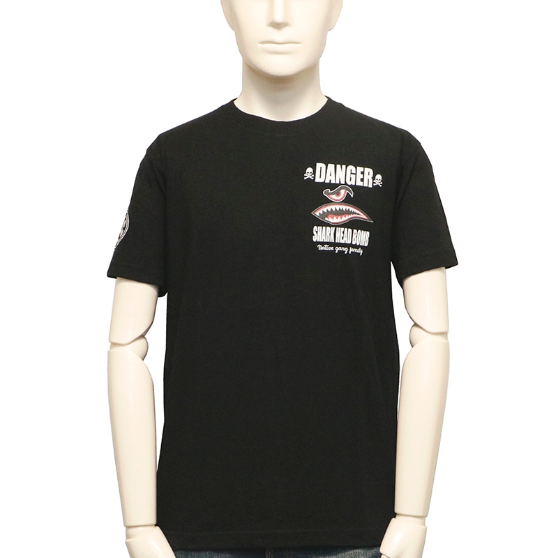 NATIVE GANG FAMILY ネイティブ ギャング ファミリー シャークヘッド 柄 半袖Tシャツ （ NGF43-594 ...
