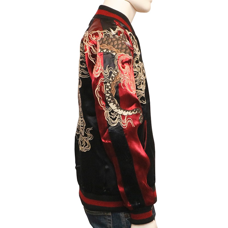 古都古都 ことこと 暴れ龍 柄 リバ－シブル スカジャン （ KTJK-002 ） | 和柄ブランド,古都古都,スカジャン | BSCギャラリー京都