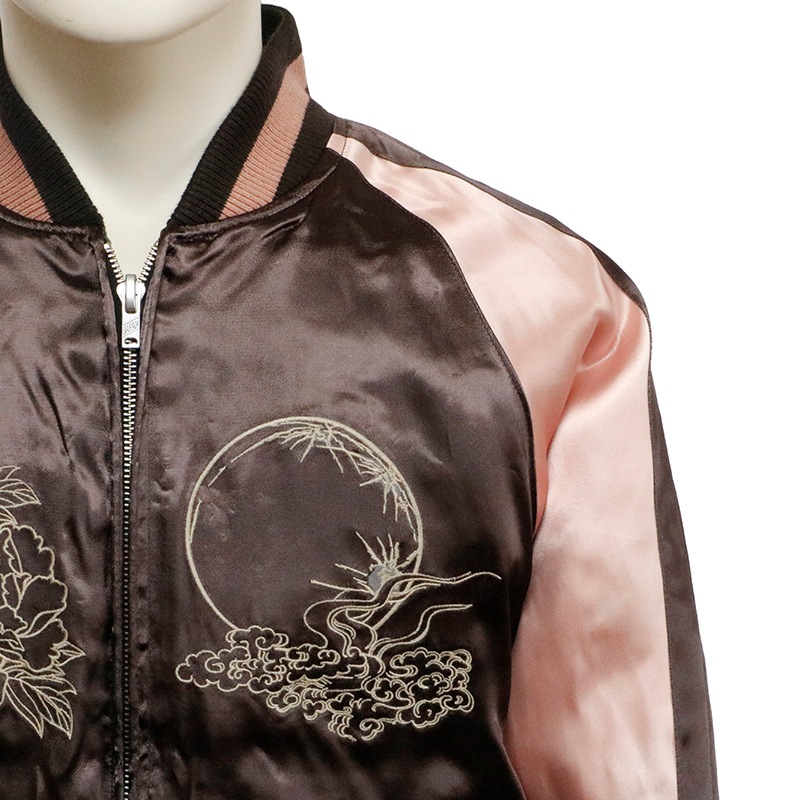 古都古都 ことこと 唐獅子牡丹 柄 リバ－シブル スカジャン （ KTJK-010 ） | 和柄ブランド,古都古都,スカジャン | BSCギャラリー京都