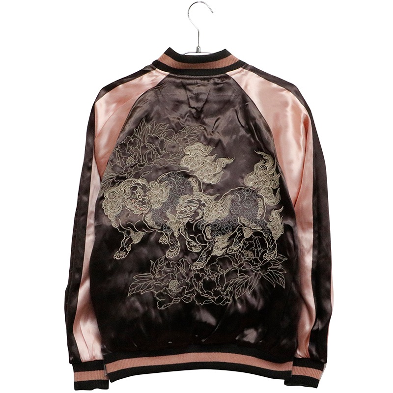 古都古都 ことこと 唐獅子牡丹 柄 リバ－シブル スカジャン （ KTJK-010 ） | 和柄ブランド,古都古都,スカジャン | BSCギャラリー京都