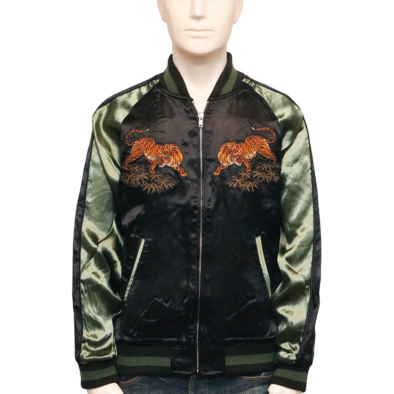 古都古都 ことこと 夫婦虎 柄 リバ－シブル スカジャン （ KTJK-001-4L ） XXXL サイズ（4L） | 和柄ブランド,古都古都,スカジャン | BSCギャラリー京都