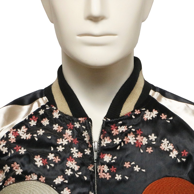 大きいサイズ 古都古都 ことこと ガシャ髑髏 柄 リバ－シブル スカジャン （ KTJK-006 ） XXXLサイズ | 和柄ブランド,古都古都,スカジャン | BSCギャラリー京都