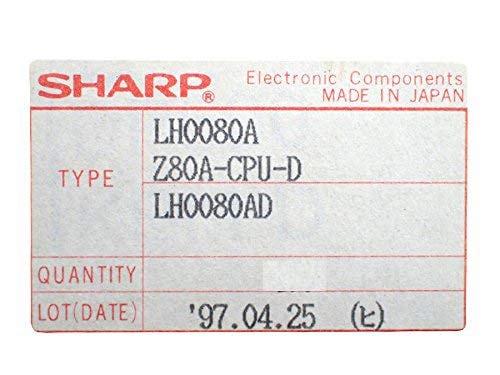 SHARP Z80 CPU Z80A-CPU-D LH0080A | カテゴリ別,部品,半導体製品,マイクロプロセッサ | Buhieen.com