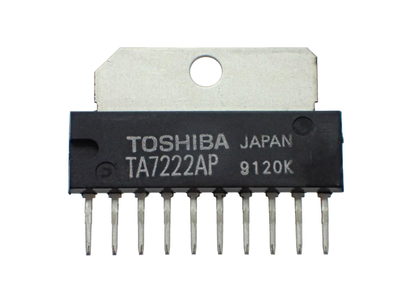 TOSHIBA 5.8W オーディオ パワー アンプ TA7222AP | カテゴリ別,部品,半導体製品,信号部品,アンプIC ...