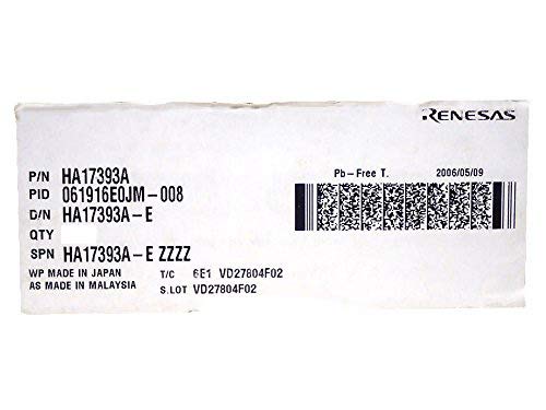RENESAS 2～36V 2回路コンパレータ HA17393A-E (5個セット) | カテゴリ別,部品,半導体製品,信号部品,コンパレータ ...