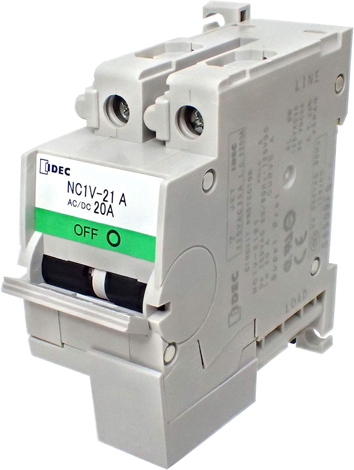 IDEC 汎用品 サーキットプロテクタ NC1V形 (20A 2極 中速形(A特性), NC1V-2121-20AA) | カテゴリ別,部品 ...