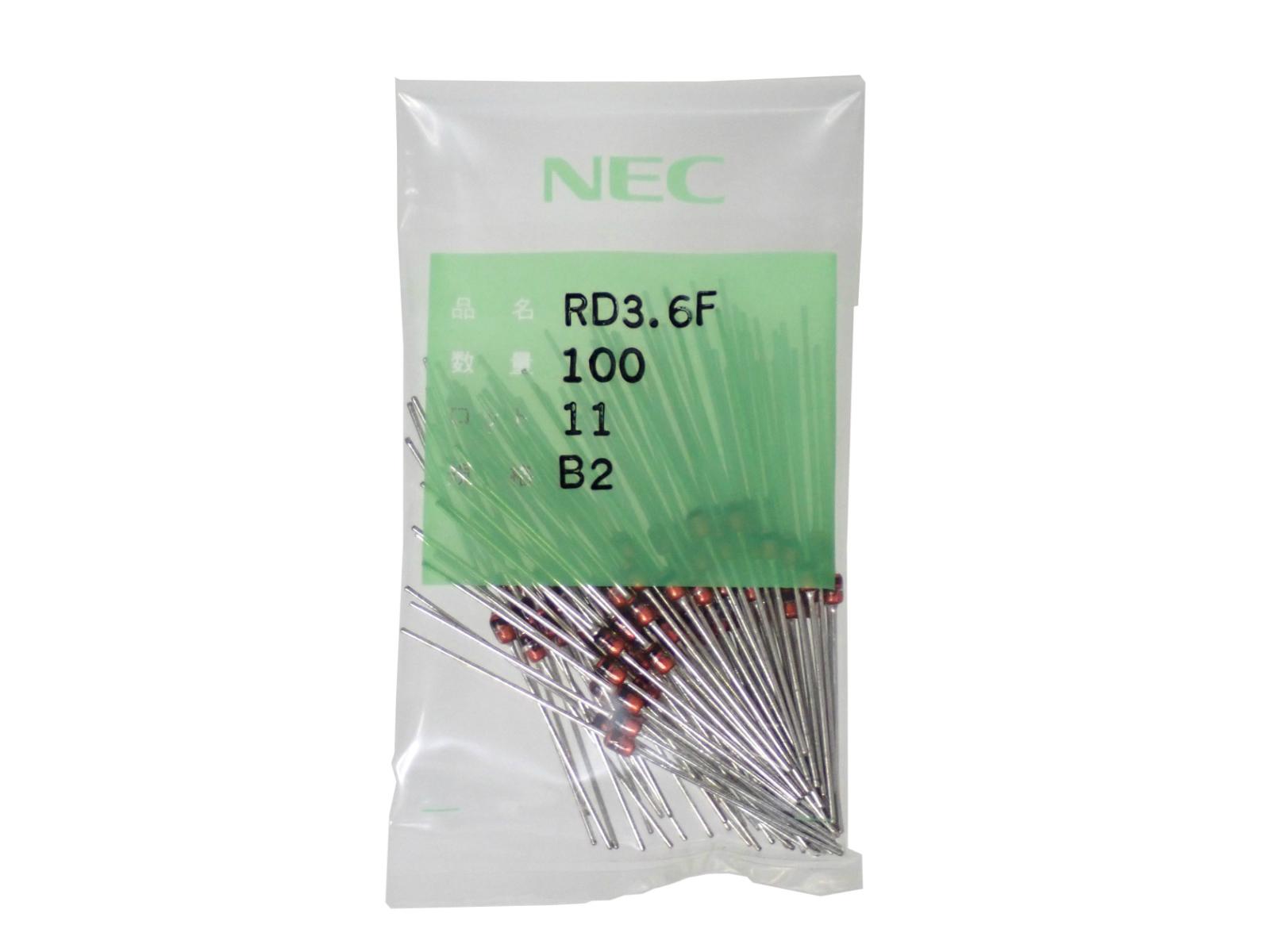 NEC ダイオード RD3.6F(B2) (100個セット) | カテゴリ別,部品,半導体製品,ダイオード | Buhieen.com