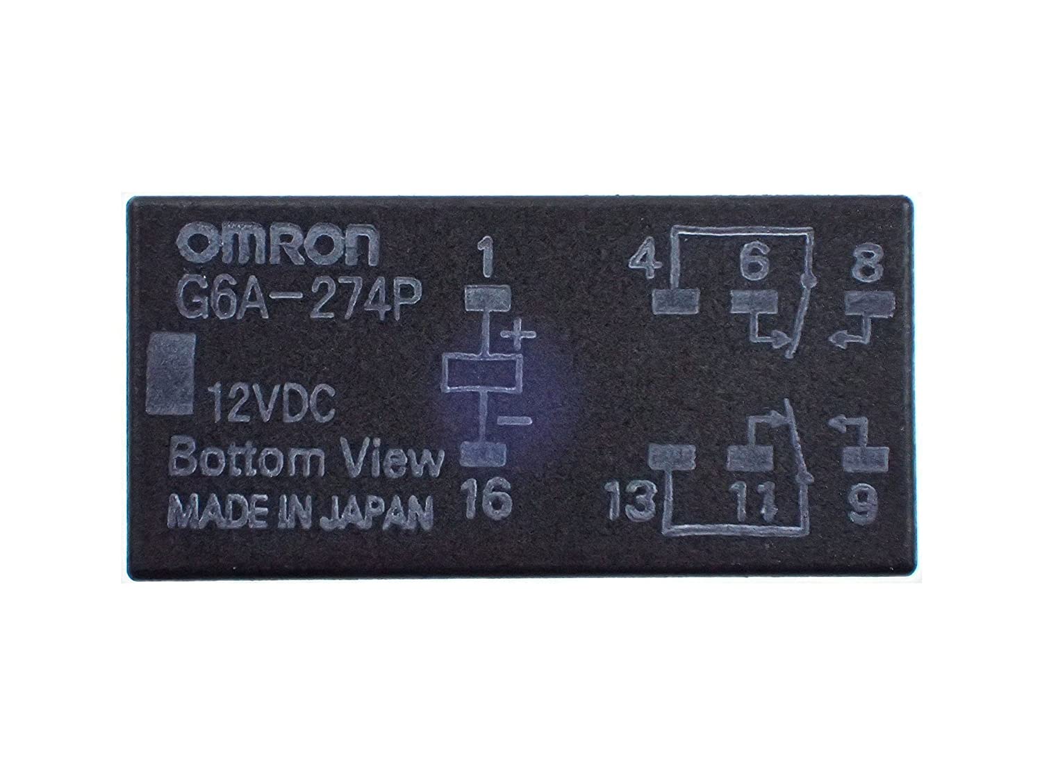 OMRON 汎用品 形G6A DC 12V ミニリレー G6A-274P 12VDC | カテゴリ別,部品,制御部品,リレー・継電器 ...
