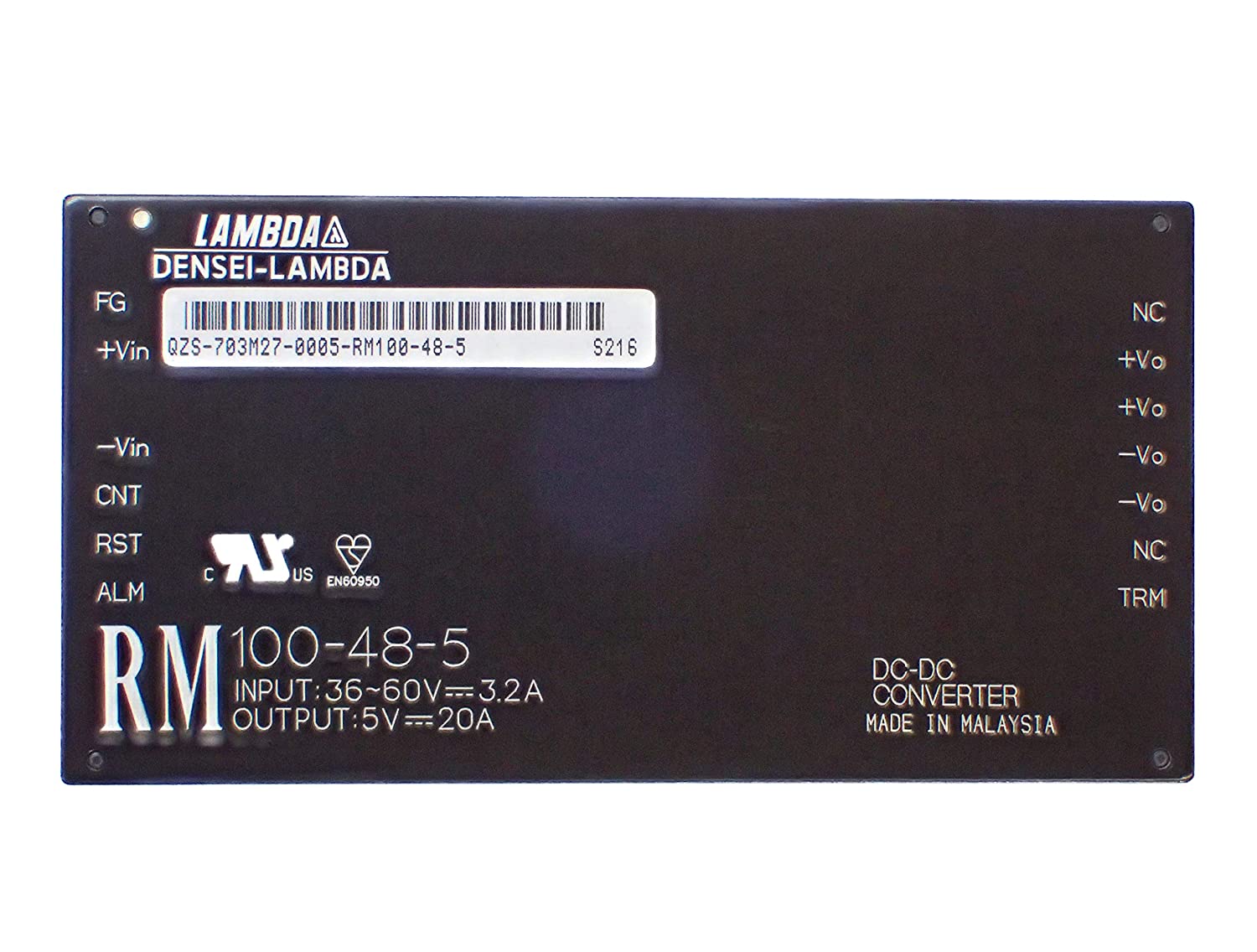 DENSEI LAMBDA DC/DC コンバータ 100W 5V 20A RMシリーズ RM100-48-5 | カテゴリ別,部品,半導体製品,信号部品,信号変換器 | Buhieen.com
