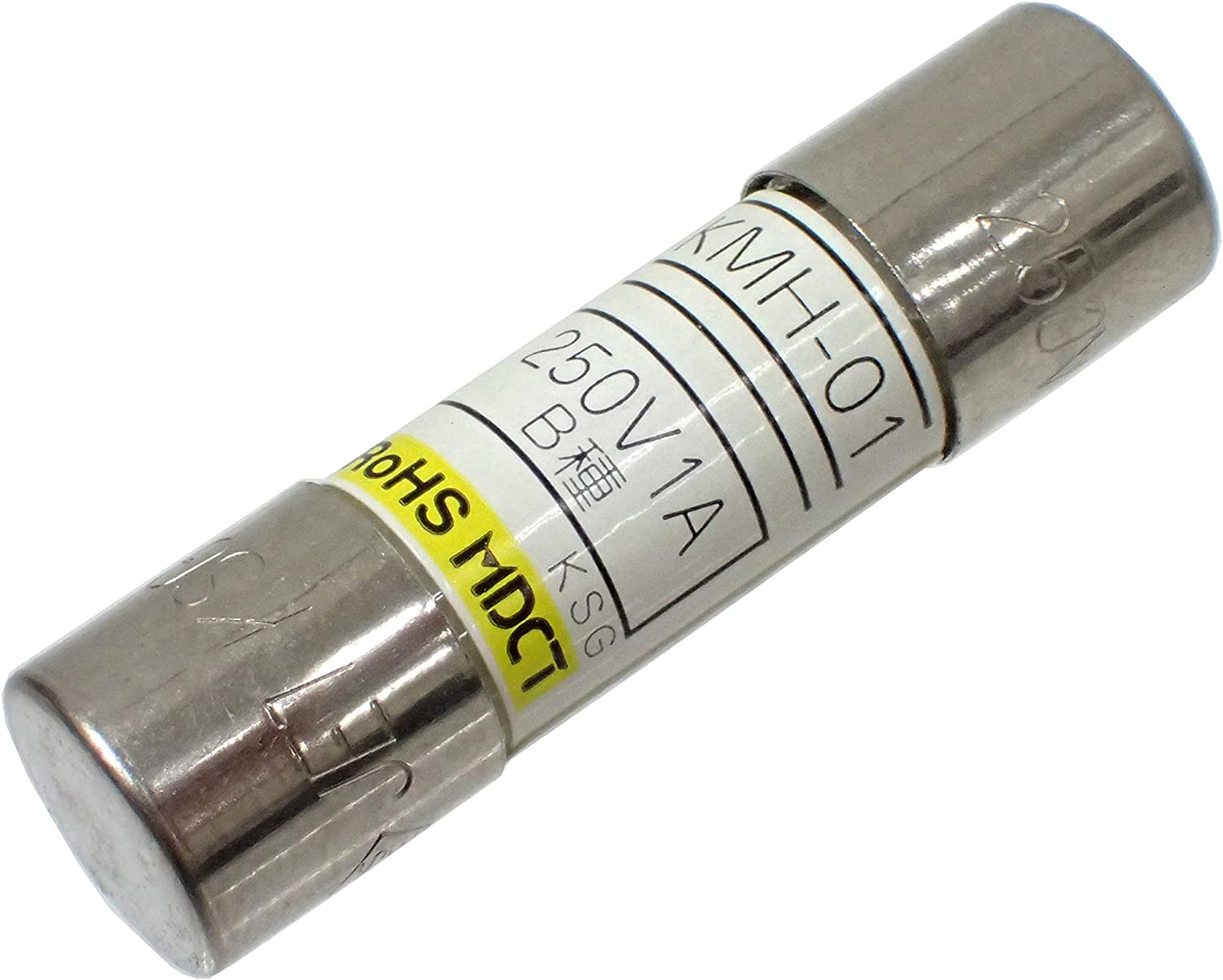 HITACHI 筒型 エンクロヒューズ ENCLOSED FUSE Φ10mm×37mm B種 AC 250V 1A KMH-01 ...