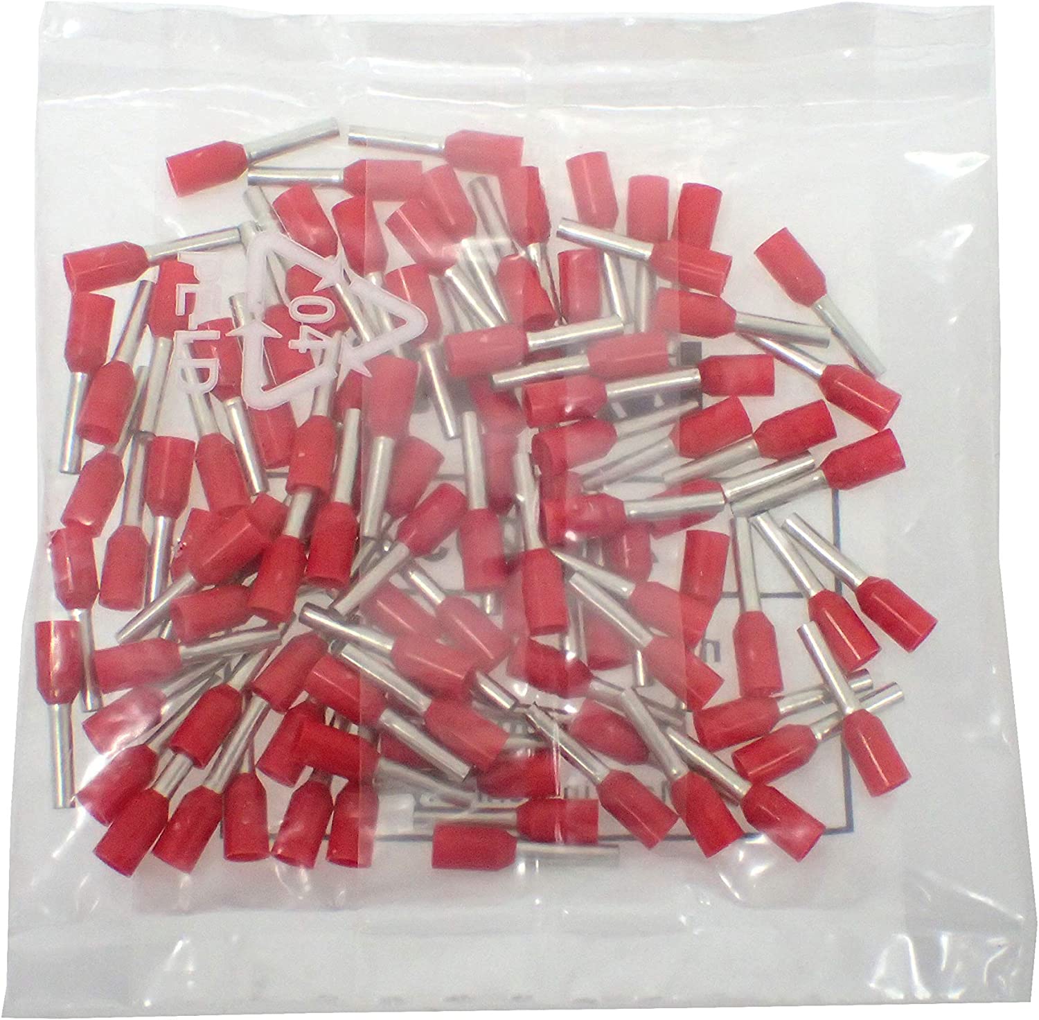 WAGO 絶縁 カラー付 フェルール 圧着端子 FE-1.0-6N-RD 216-203 (100個セット) | カテゴリ別,部品,配線・接続 ...