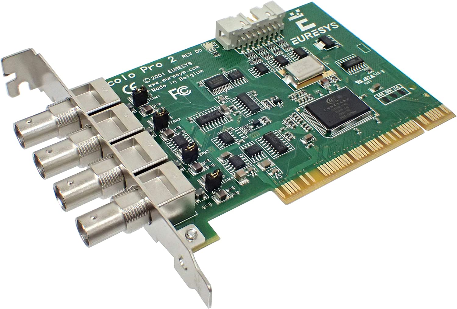 EURESYS 標準 PAL/NTSC カメラ用 BNCコネクタ 4個付き PCIビデオキャプチャカード Picolo Pro2 | カテゴリ ...