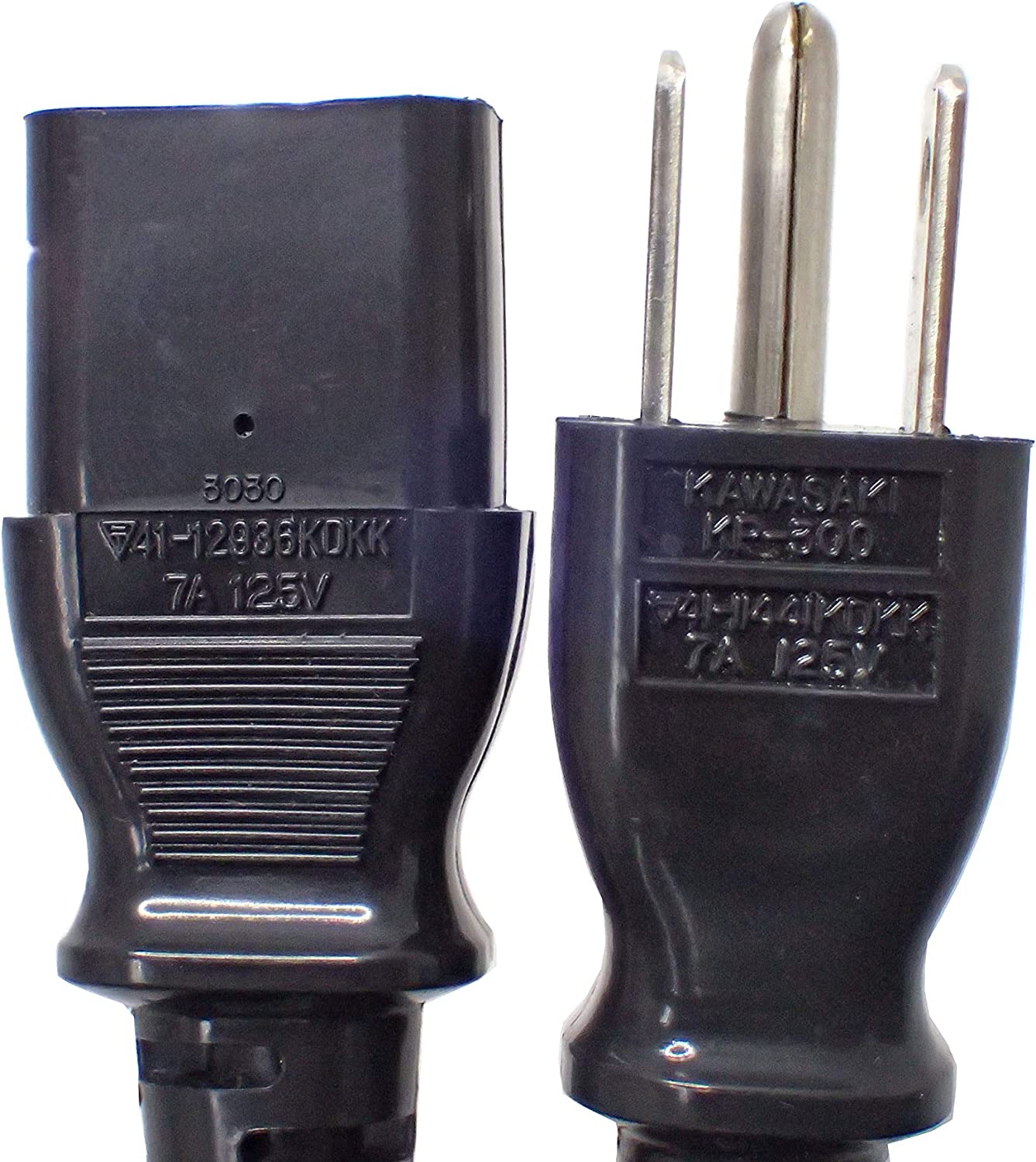 Buhieen.com 電源ケーブル 3Pin-2Pin 1.8m 125V 7A BU3-125-7A-1.8 | カテゴリ別,部品,配線 ...