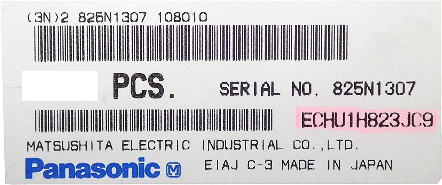 Panasonic SMD 面実装 テーピング品 フィルムコンデンサ 50V 0.082uF 125℃ ECHU1H823JC9 (5個セット ...