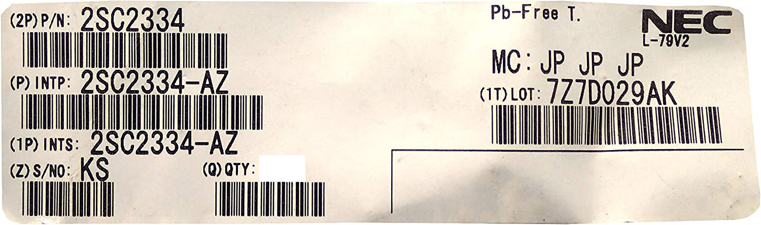 NEC 三端子 高速度 スイッチング用 トランジスタ 7A 100V 2SC2334-AZ (5個セット) | カテゴリ別,部品,半導体製品,トランジスタ | Buhieen.com