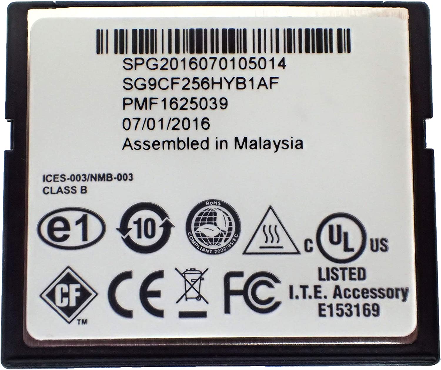 Smart Modular Technologies 産業用 コンパクトフラッシュ 256MB INDUSTRIAL CF CARD ...