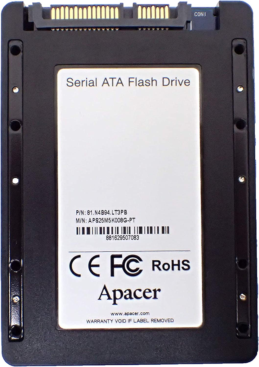 Apacer 産業用 Serial ATA Flash Drive フラッシュ ドライブ 2.5インチ 8GB APS25M5K008G-PT ...