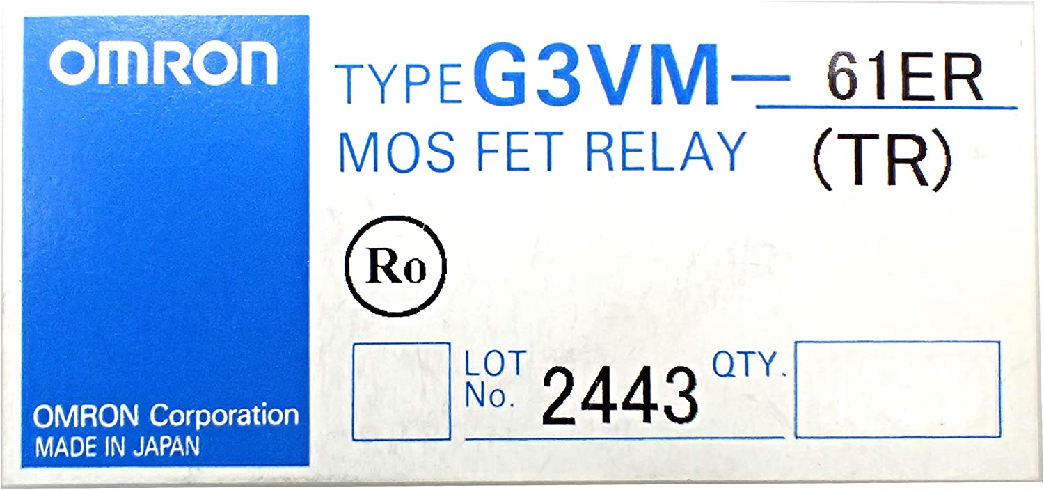 OMRON 高容量 低オン抵抗タイプ 形G3VM-61ER 60V 4A G3VM-61ER(TR) | カテゴリ別,部品,制御部品,リレー・継電器 | Buhieen.com