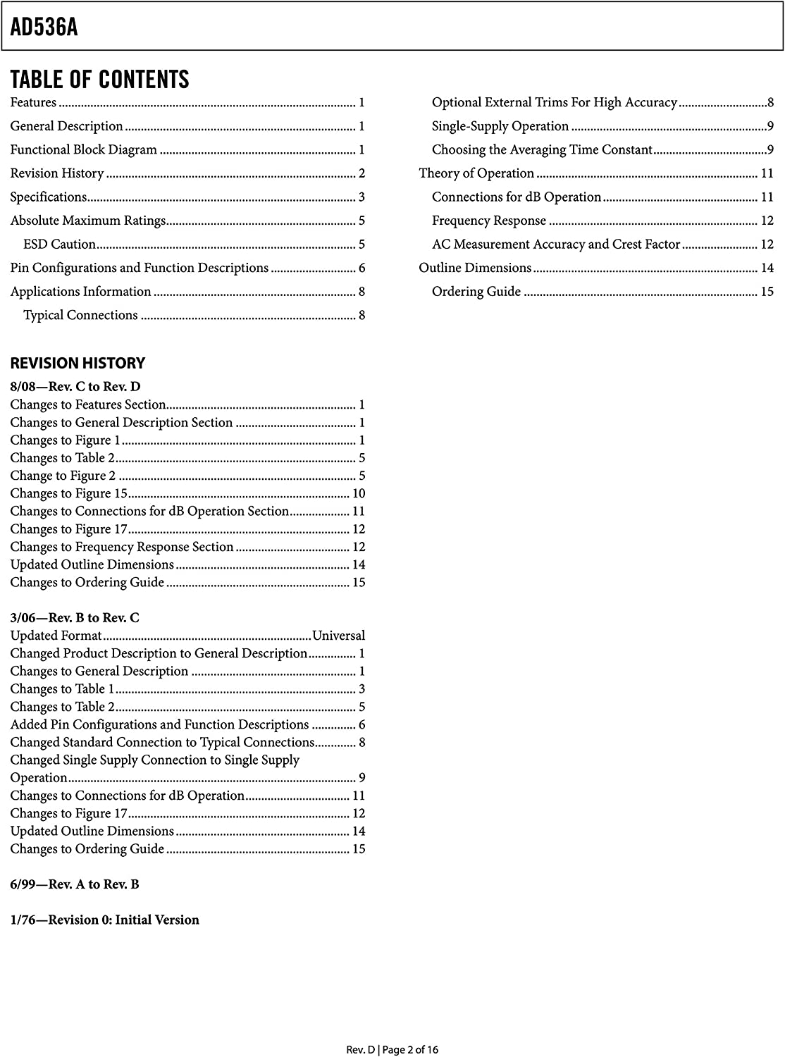 Analog Devices True RMS-to-DC Converter AD536AJH | カテゴリ別,部品,半導体製品,信号部品 ...