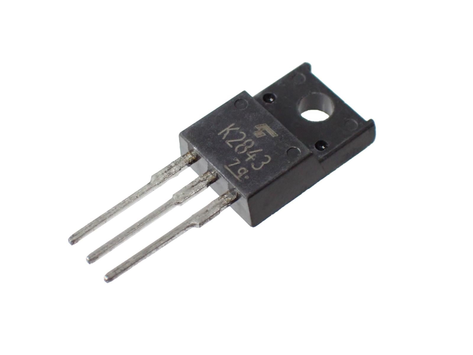 TOSHIBA N-Channel MOS FET 600V 10A K2843 2SK2843 (2個セット) | カテゴリ別,部品,半導体 ...