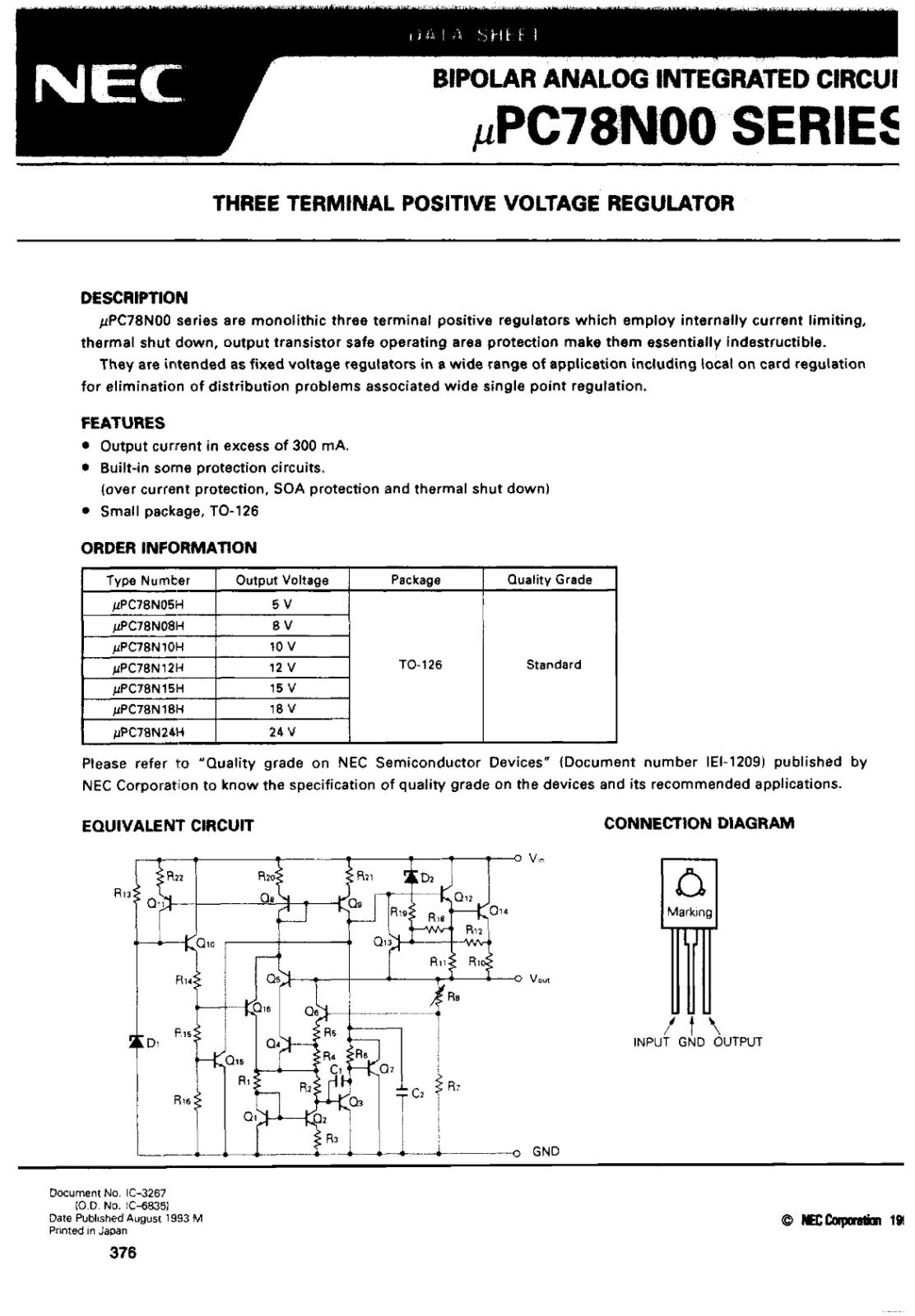 NEC 三端子 レギュレータ 10V 300mA C78N10 UPC78N10H-AZ/JM (5個セット) | カテゴリ別,部品,半導体製品,トランジスタ | Buhieen.com