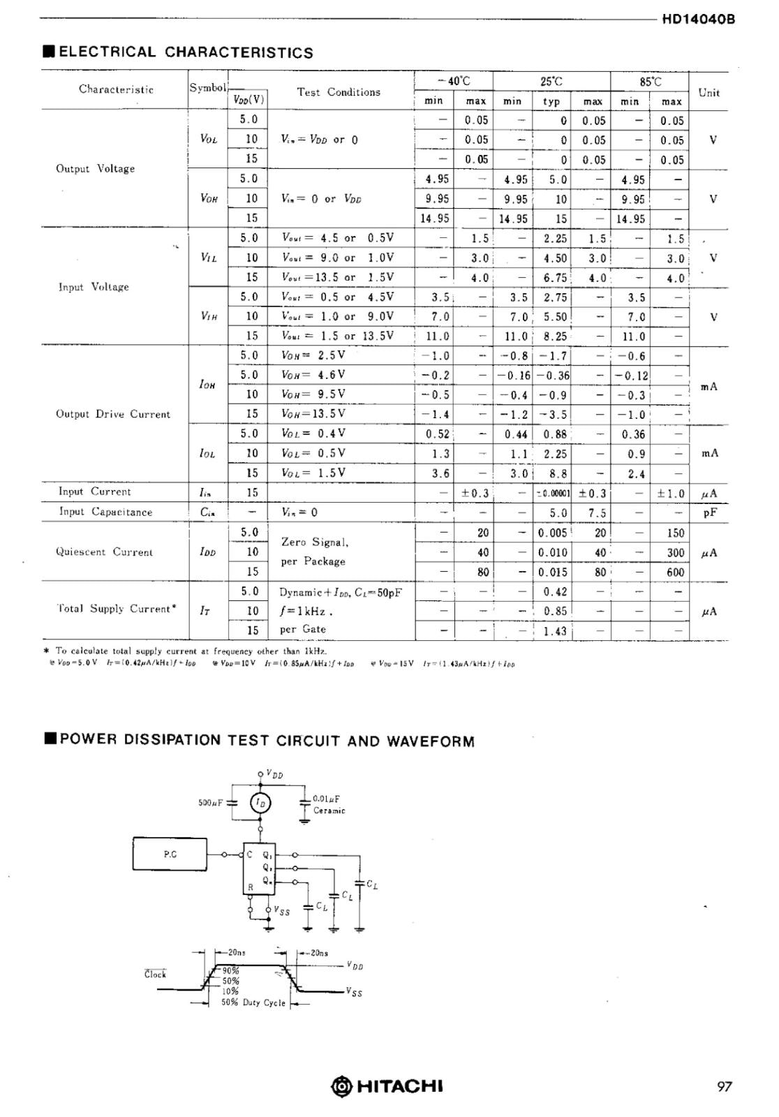 HITACHI 12-bit Binary Counter HD14040BP (5個セット) | カテゴリ別,部品,半導体製品,ロジックIC ...