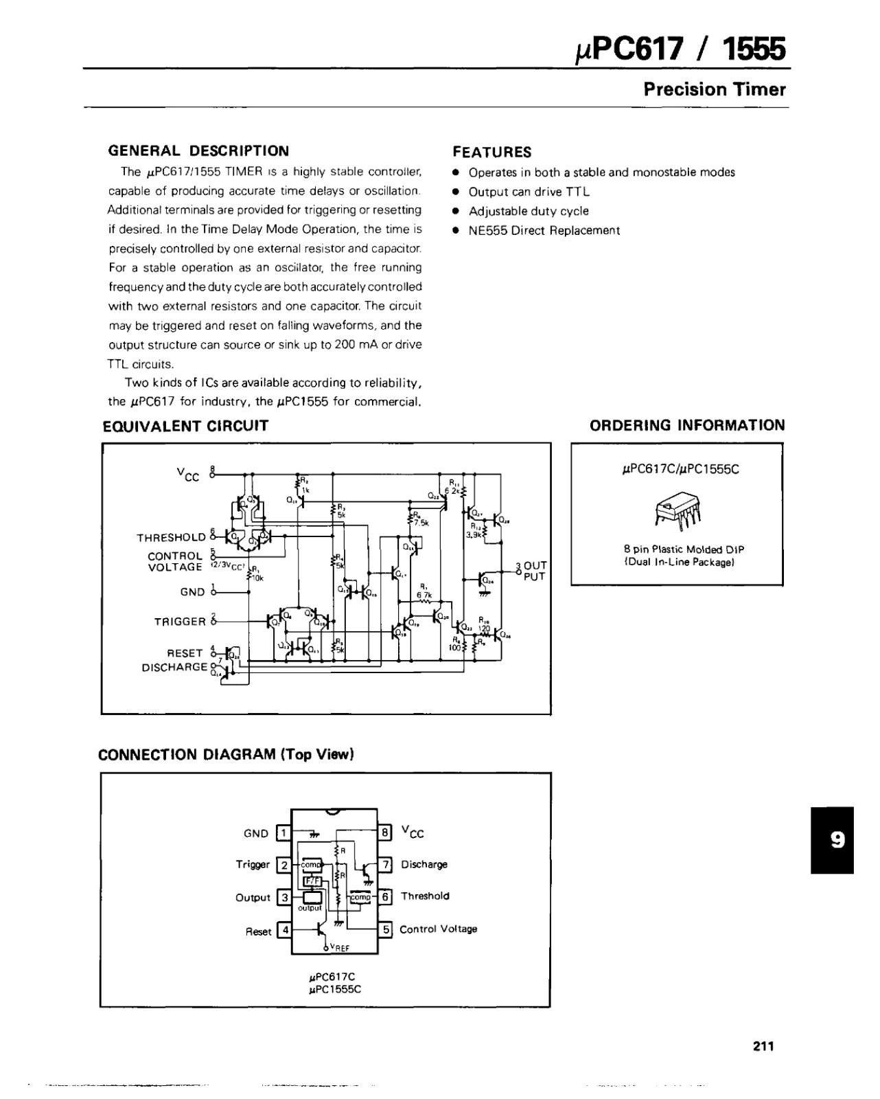 NEC Precision Timer タイマーIC C617C UPC617C-A (2個セット) | カテゴリ別,部品,半導体製品 ...