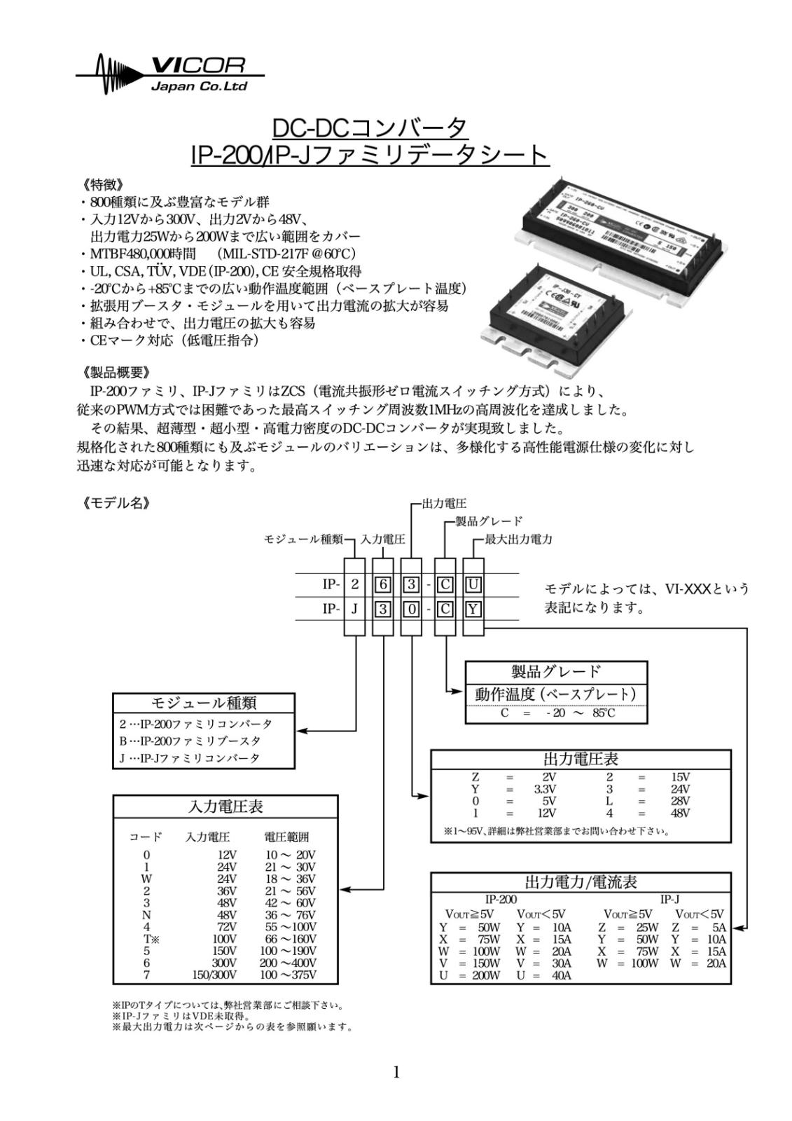 VICOR DC/DC コンバータ 24V 5V DC 20A AC 100W IP-210-CW | カテゴリ別,部品,半導体製品,信号部品,信号変換器 | Buhieen.com