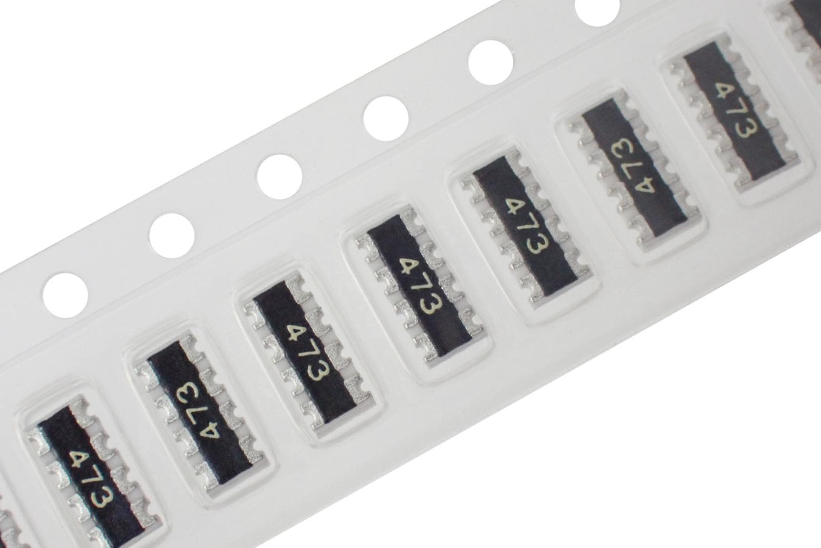 Panasonic SMD 面実装 多連 抵抗器 チップネットワーク 抵抗アレイ 47KΩ J ±5% 2012 EXBS8V473J (5個 ...