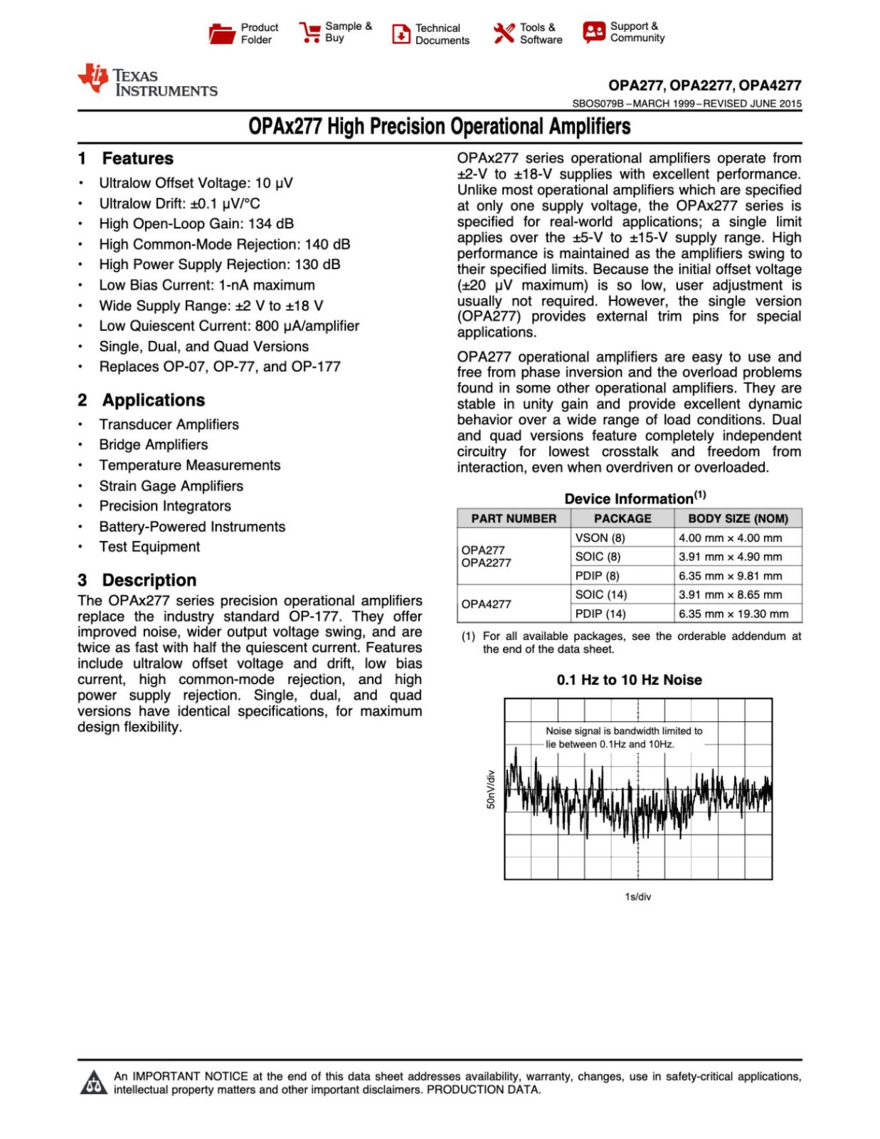 Burr Brown オペアンプ デュアル 2回路 DUAL Operational Amplifier OPA2277UA | カテゴリ別,部品,半導体製品,信号部品,アンプIC ...