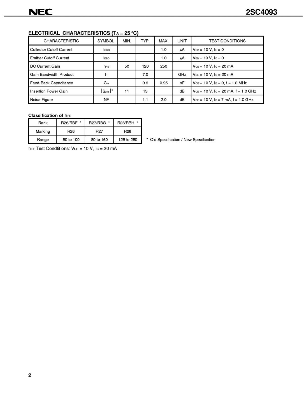 NEC シリコン NPN トランジスタ 20V 100mA 2SC4093-T1 (5個セット) | カテゴリ別,部品,半導体製品,トランジスタ | Buhieen.com