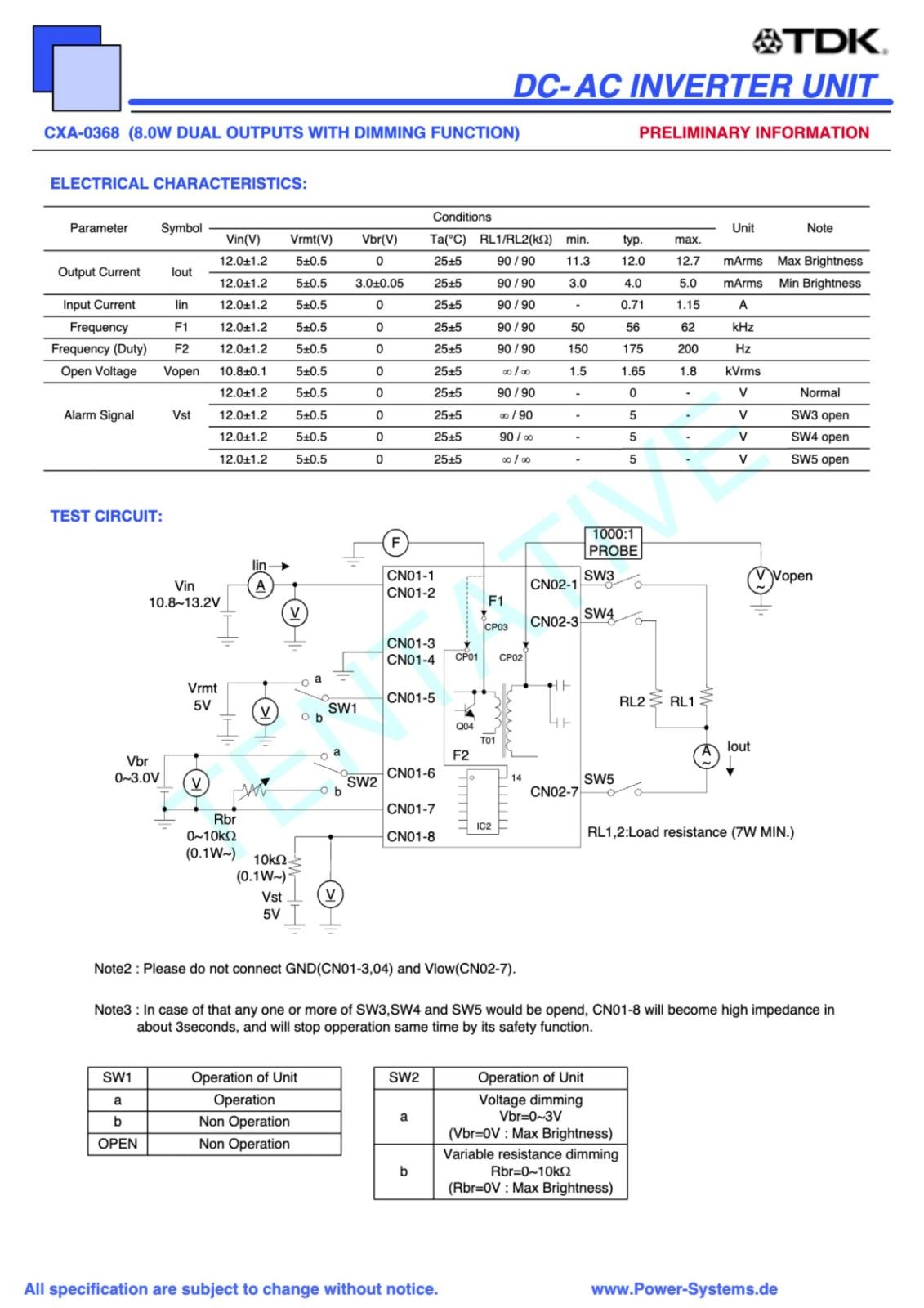 TDK LAMBDA DC - AC インバータ 12V - INPUT CXA-0368 | カテゴリ別,部品,半導体製品,信号部品,信号変換器 | Buhieen.com