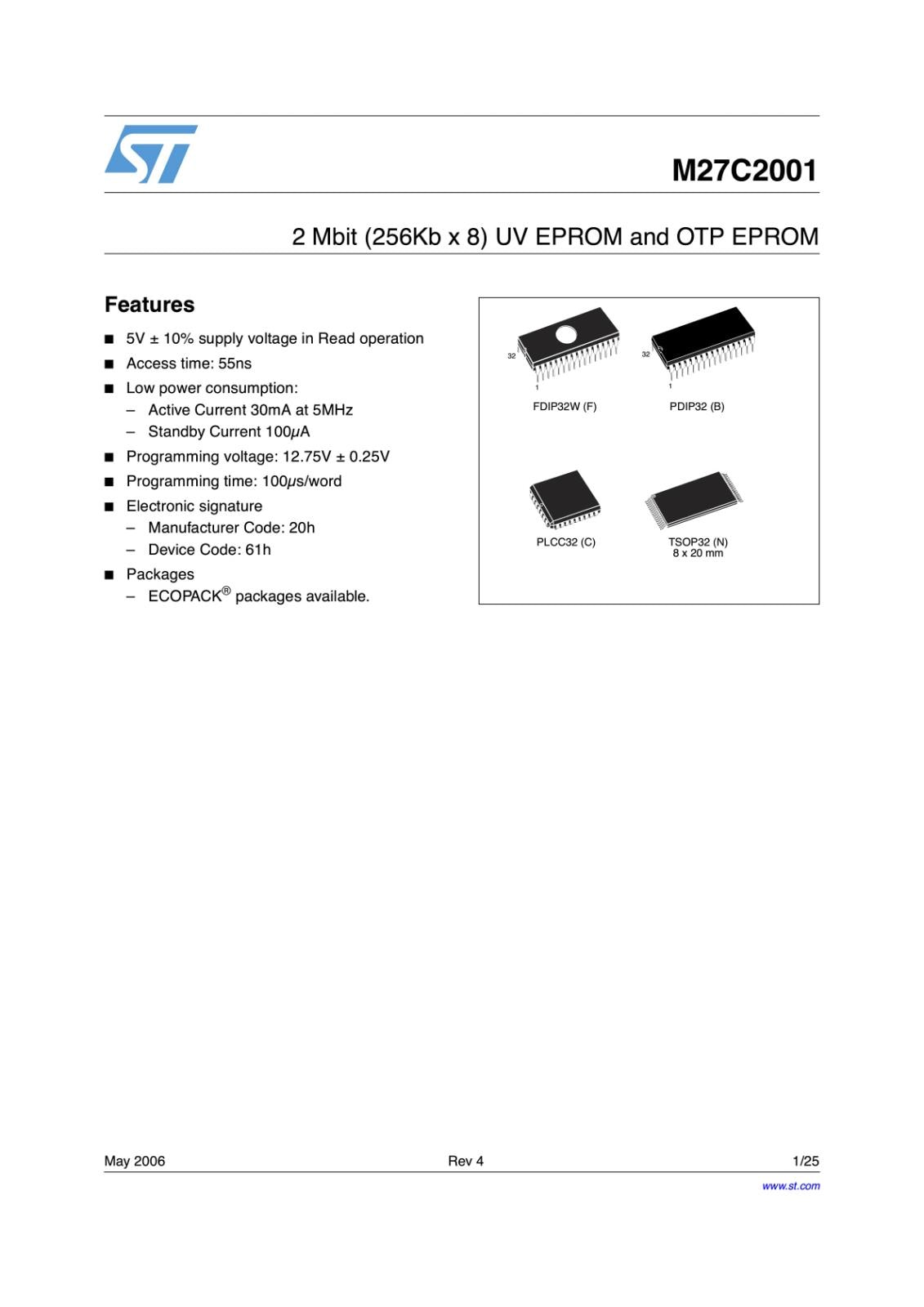 STMicroelectronics UV EPROM 2M M27C2001-12F1 | カテゴリ別,部品,半導体製品,デジタルシグナルプロセッサ | Buhieen.com