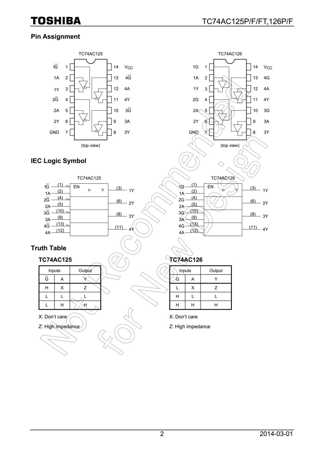 TOSHIBA ロジックIC Quad Bus Buffer TC74AC125F (EL,F) (5個セット) | カテゴリ別,部品,半導体製品,ロジックIC | Buhieen.com