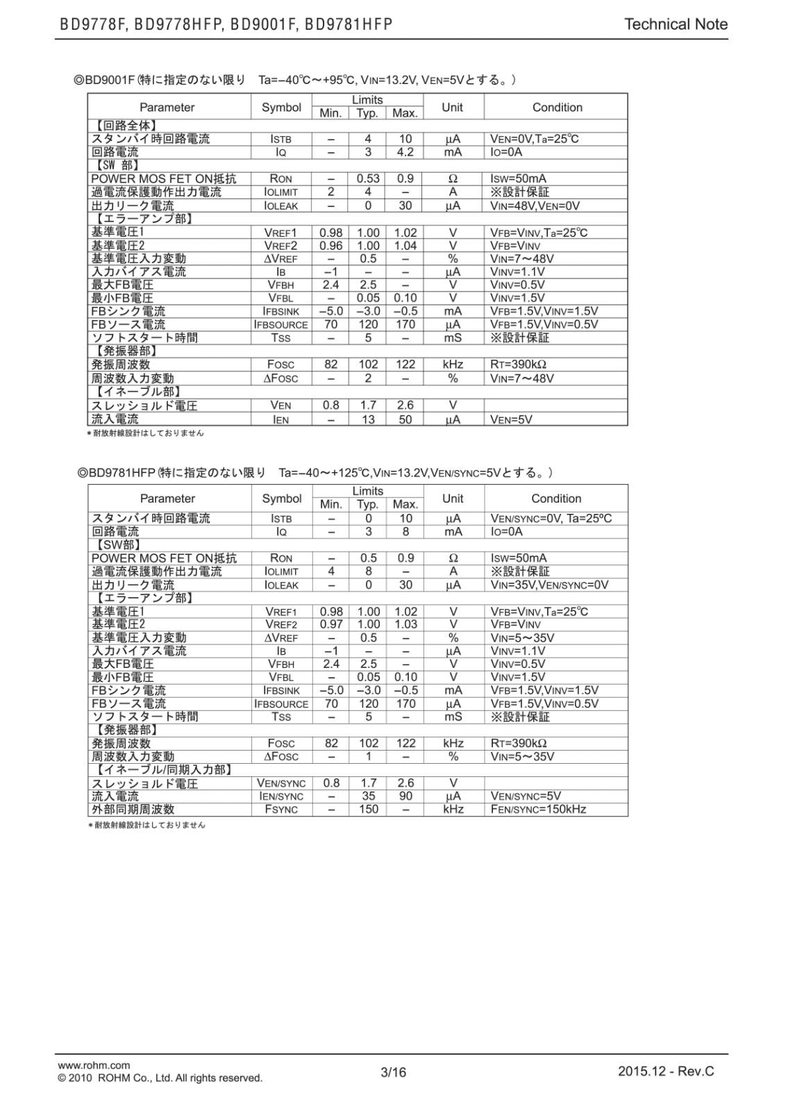 ROHM スイッチングレギュレータ 1ch 7.0-35V入力 2A降圧 DC/DCコンバータ BD9778F-E2 (2個セット ...