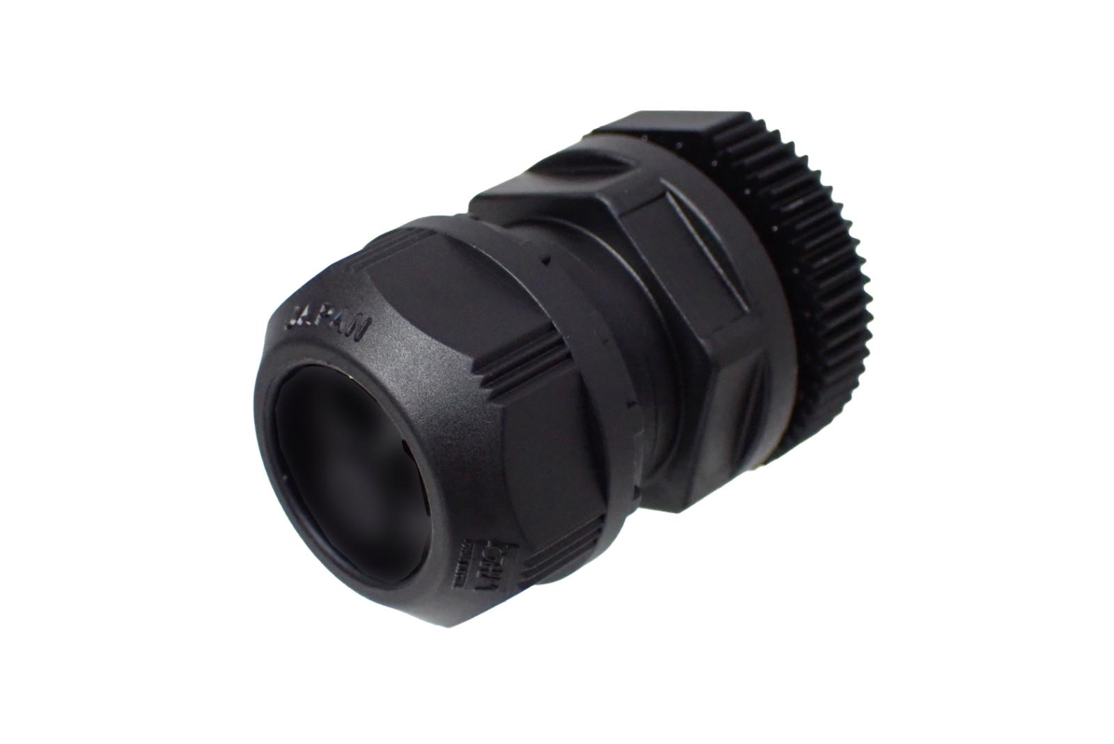 OHM DENKI キャプコン 防水型 ケーブルクランプ シングルタイプ 耐油性 適合電線径: 13 - 14mm 黒 OA-W1614 (2 ...