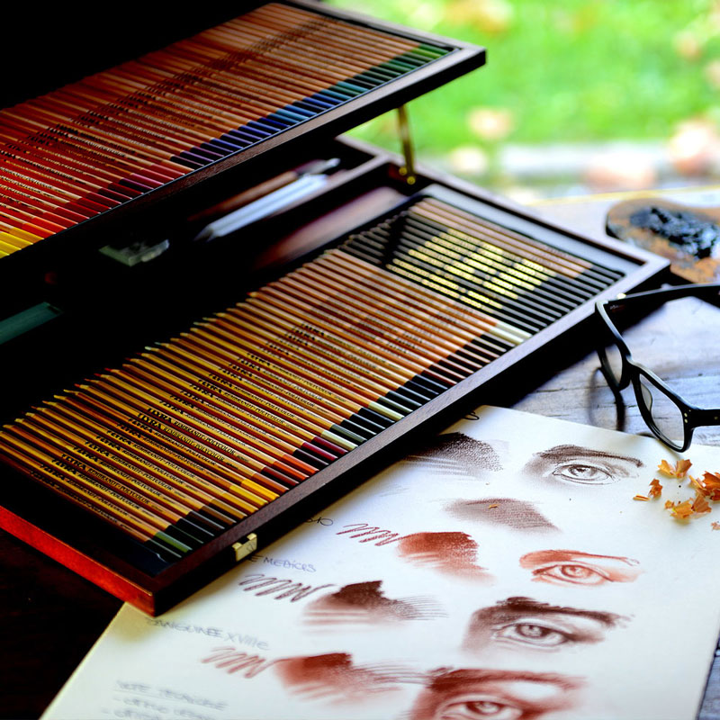 LYRA レンブラント・ポリカラー ウッドボックス アートセット 色鉛筆 油性 プロ仕様 画材 名入れ プレゼント 高級 ドイツ｜【文具の森 ...